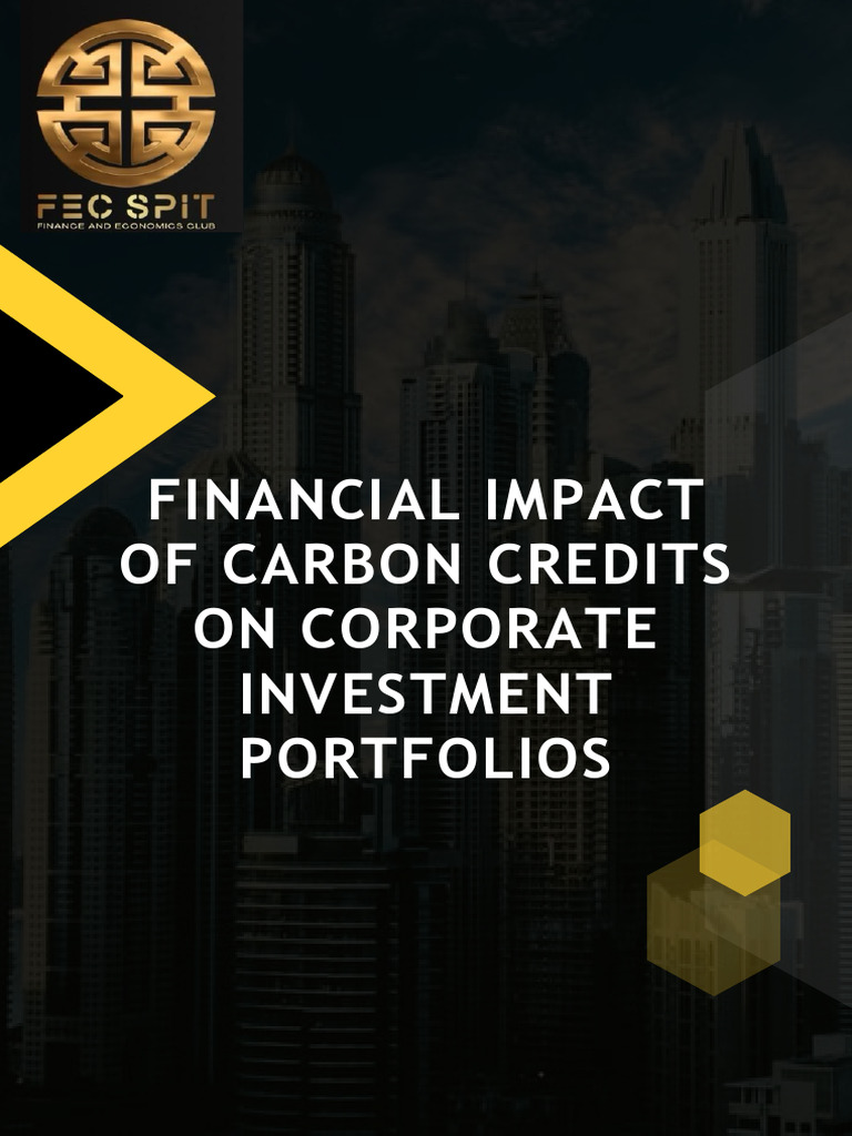 Financial Impact of Carbon Credits | PDF | Investing | Greenhouse Gas
