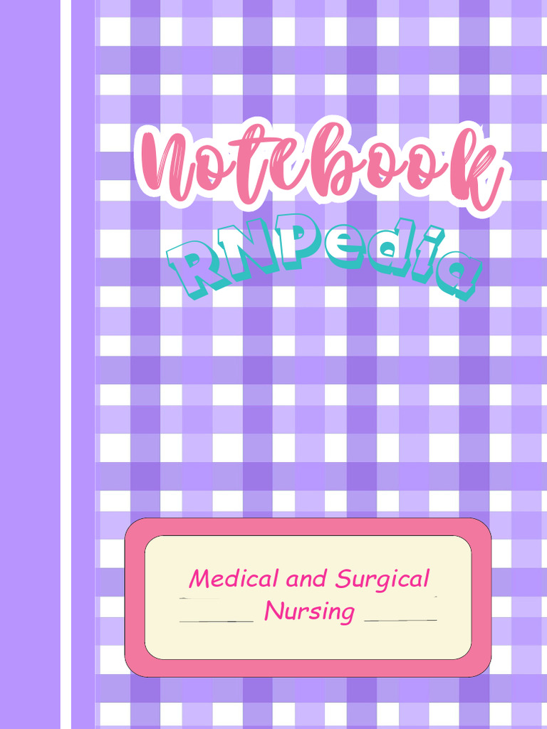 Medical Surgical Rnpedia Cover Page | PDF