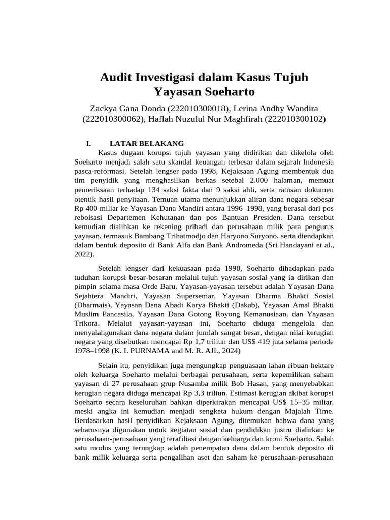 Uts Audit Investigasi Rev 1 | PDF