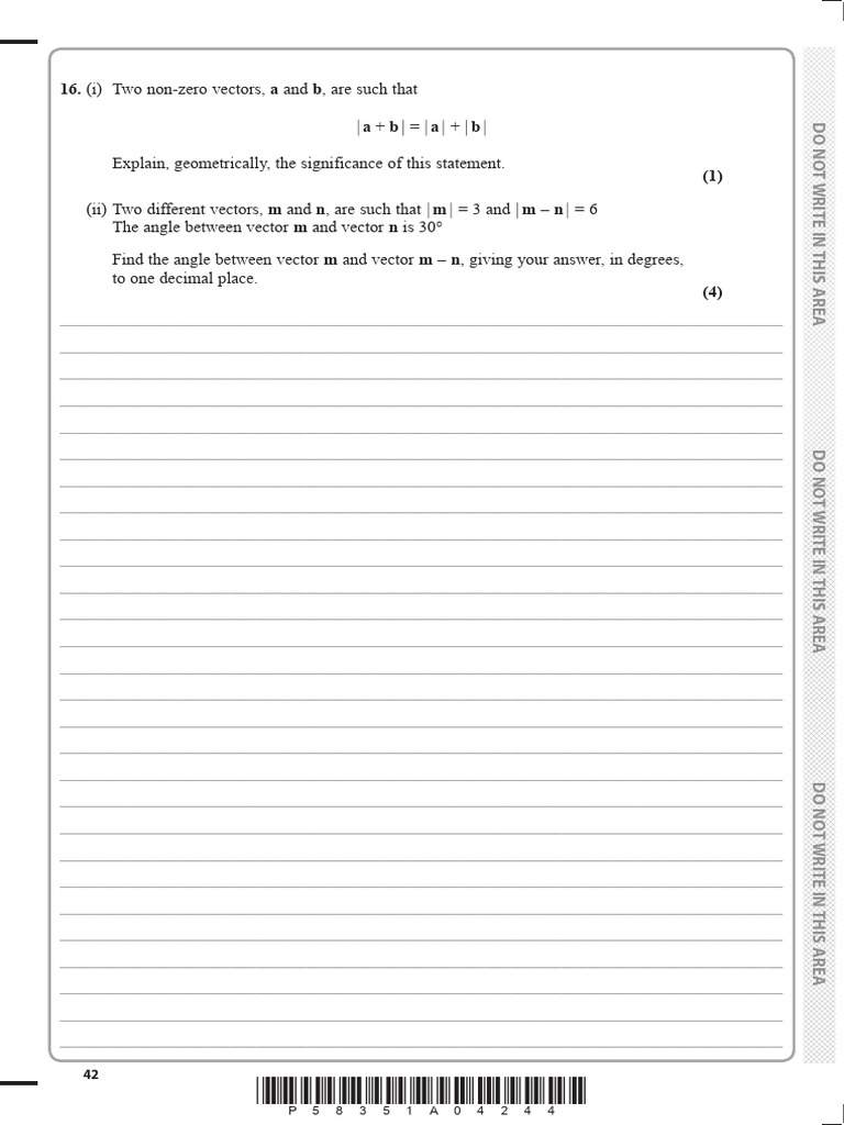 Edexcel As P1 19 Q16 | PDF