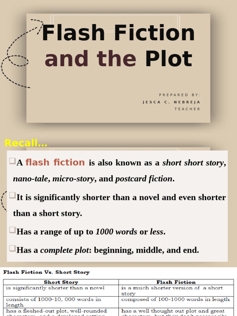Flash Fiction and The Plot | PDF | Plot (Narrative)