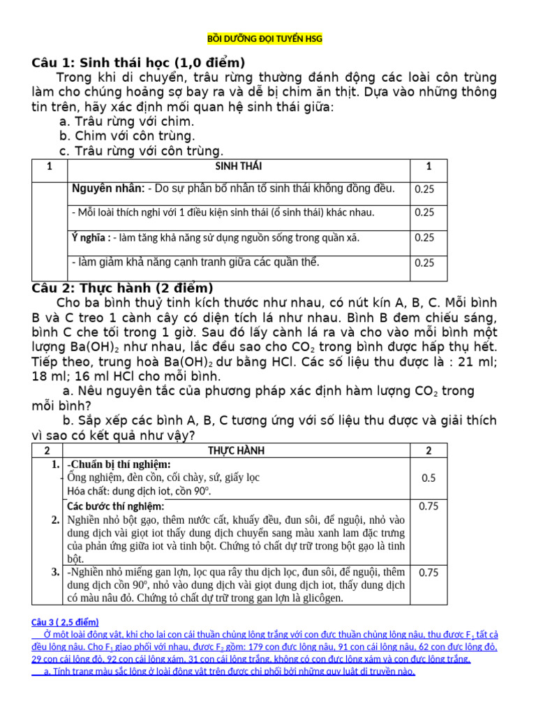 Luyện Đề Hsg Lop 12.17 | PDF