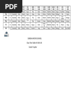 Class 9 Timetable 2024-25 | PDF | Natural Sciences | Science