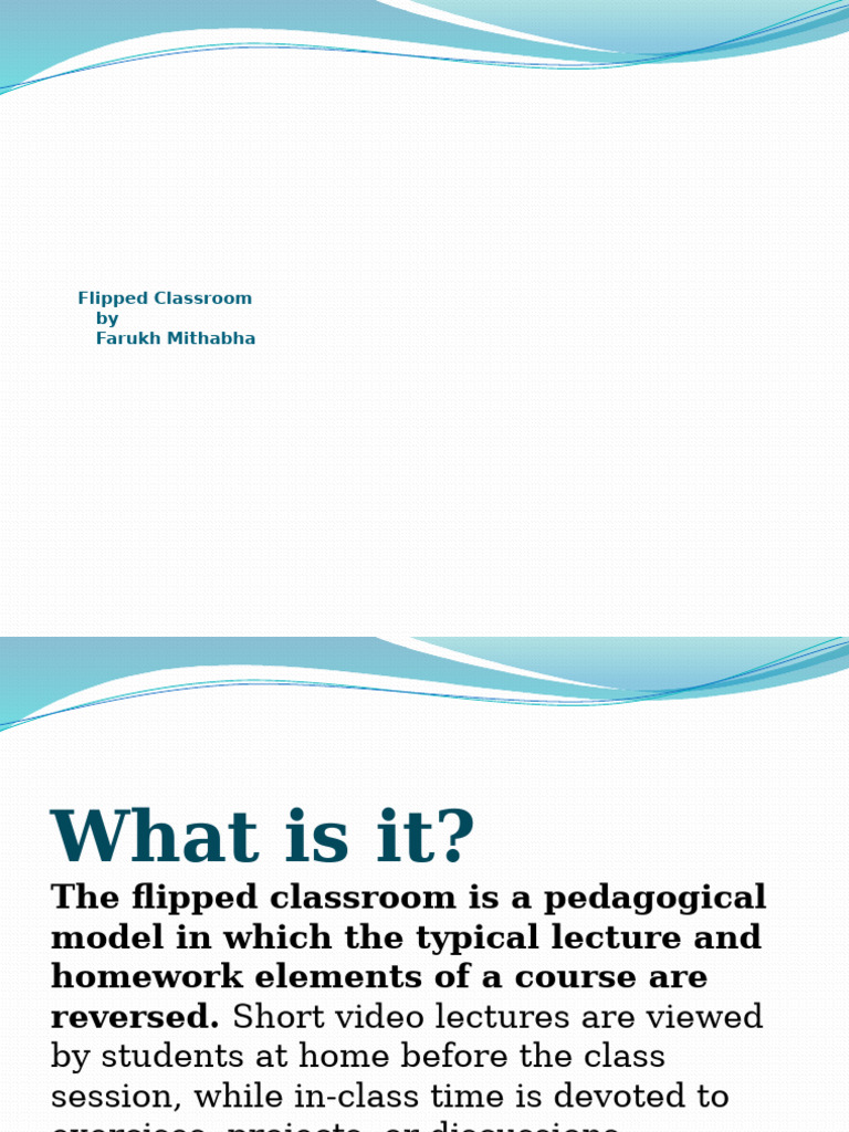 Flipped Classroom | PDF | Lecture | Learning