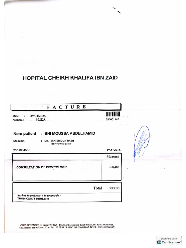 Invoice Khalifa Hosp | PDF