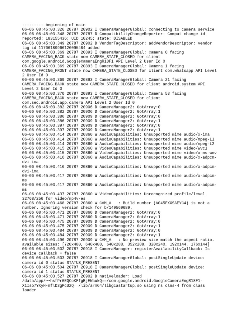 Logcat 1749174303039 | PDF | Operating System Technology | Computer Programming