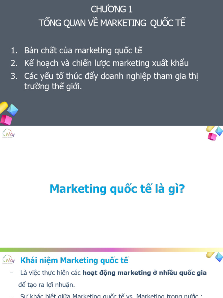C1 Tổng Quan MKT QT - 243 - International MKT | PDF