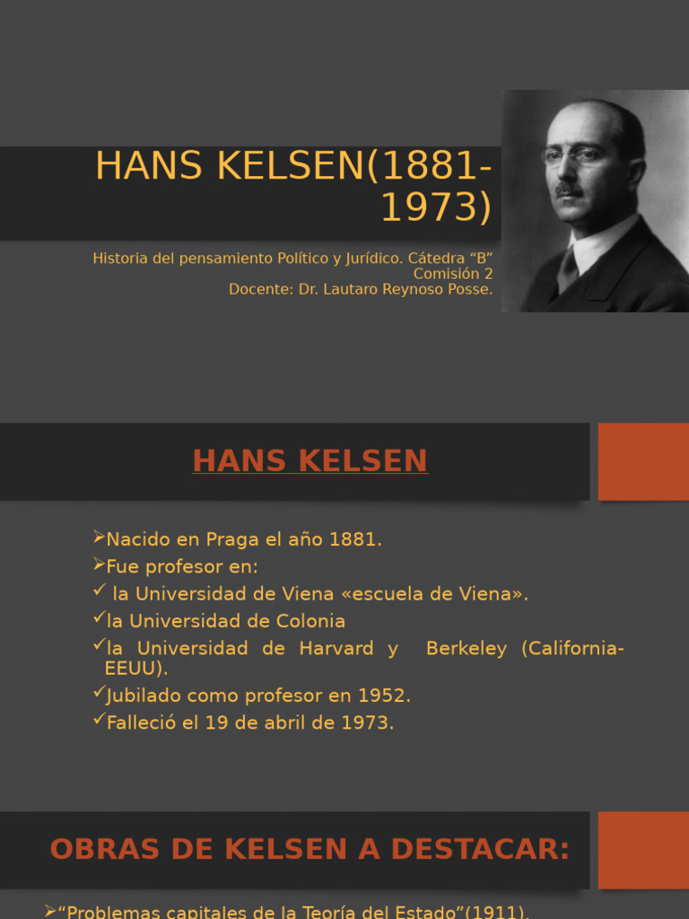 Hans Kelsen 2024 | PDF | Constitución | Justicia