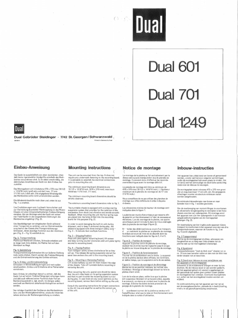 Dual Plinth Template 1249 | PDF
