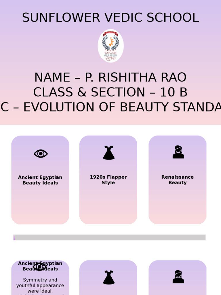 Evolution of Beauty Standards | PDF