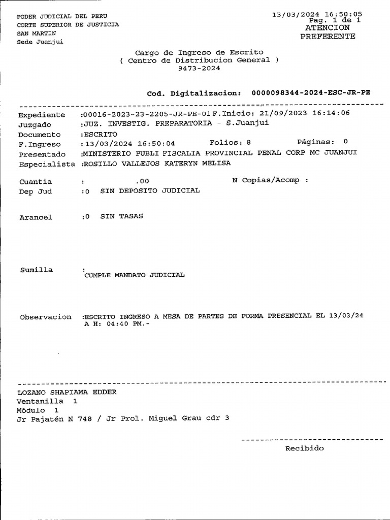 Caso Pedro Collantes | PDF