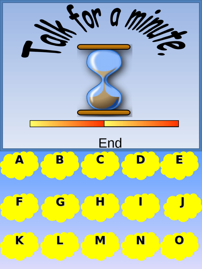 Talk For A Minute | PDF