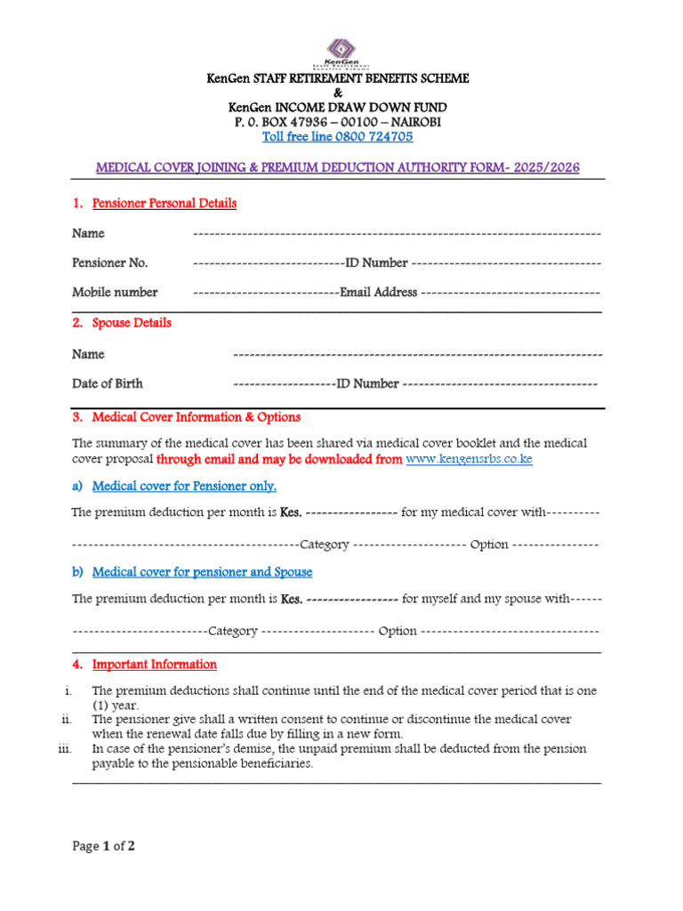 Medical Deduction Form New 2025 033128 | PDF