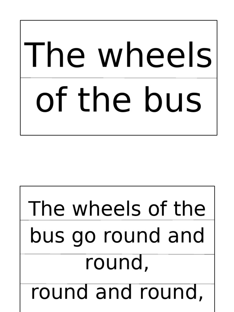 Lyric Wheels On TH Bus | PDF