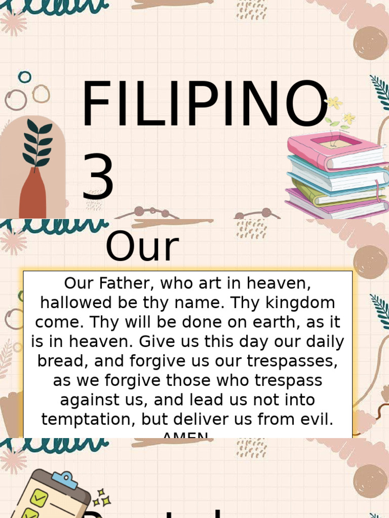 Pang Ukol 3 Lesson3 | PDF