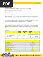 Penawaran Harga Internet Dedicated iForte | PDF