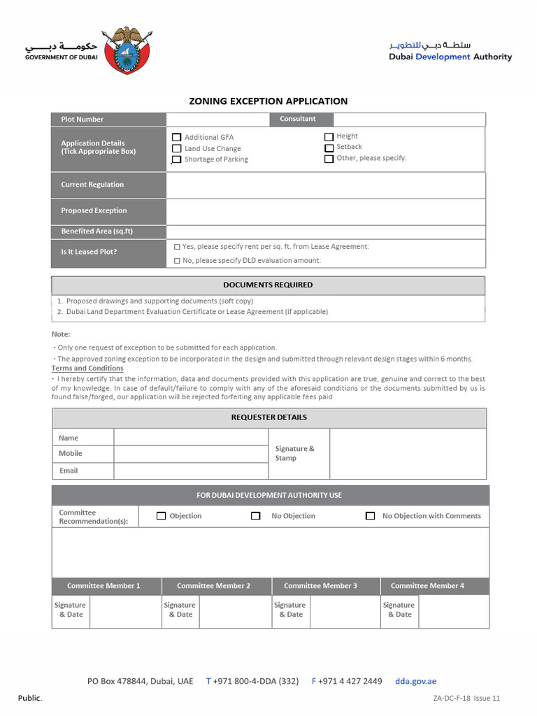 Zoning Exception Application Process | PDF