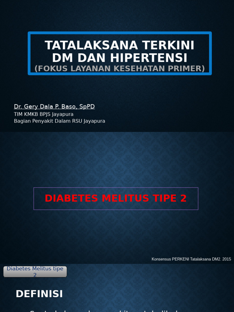 Update Terapi DM & Hipertensi | PDF