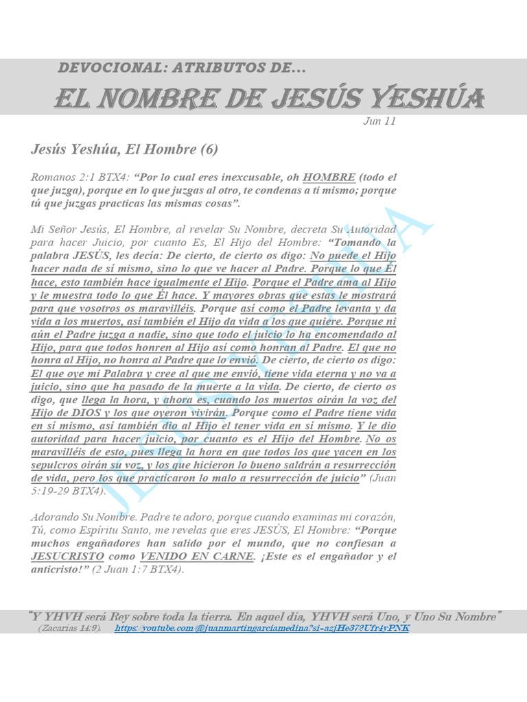 Jesús El Hombre 6 | PDF