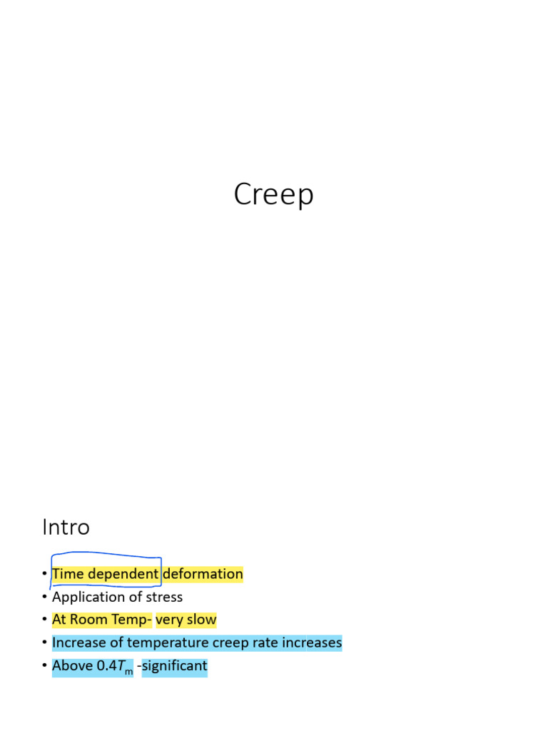 Creep | PDF
