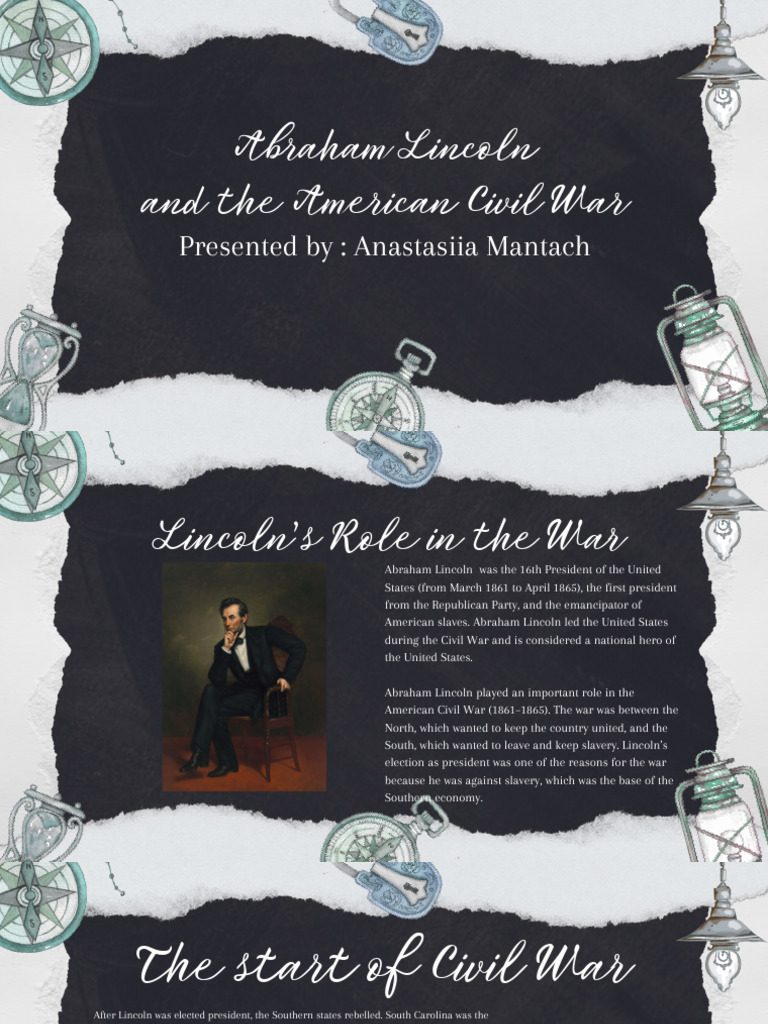 Abraham Lincoln and The American Civil War | PDF | American Civil War ...