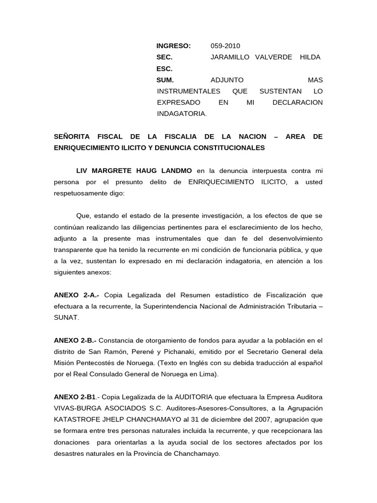 Adjunto Documentos II - Liv Haug | PDF