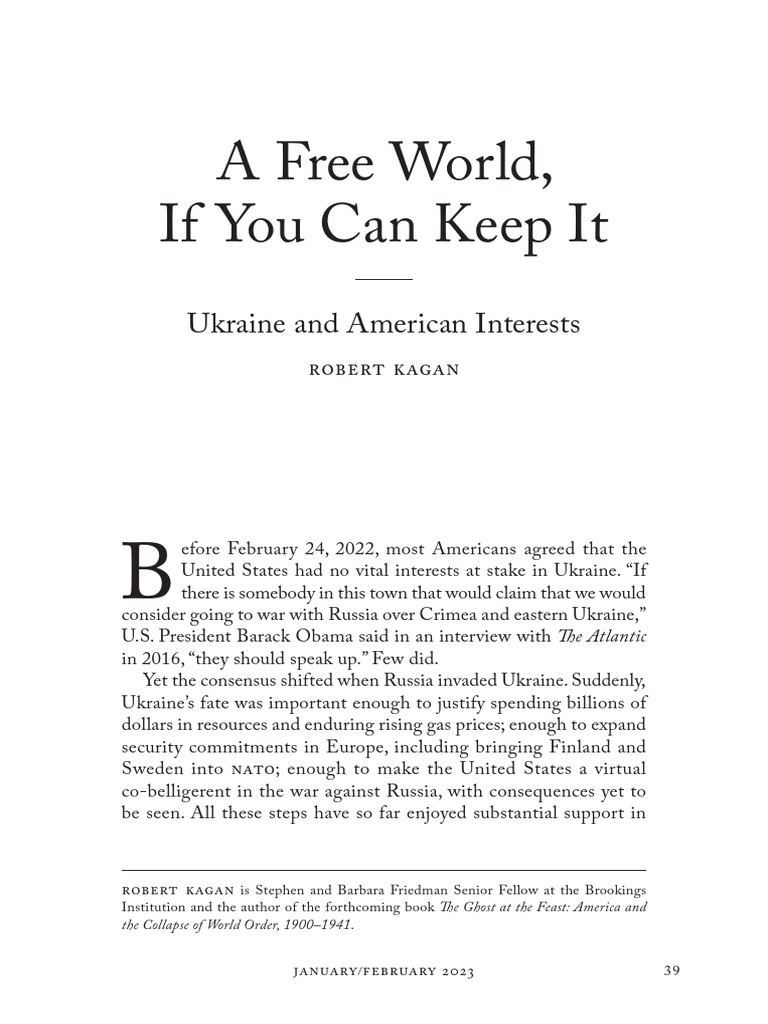 Robert Kagan | PDF | Empire Of Japan | Cold War