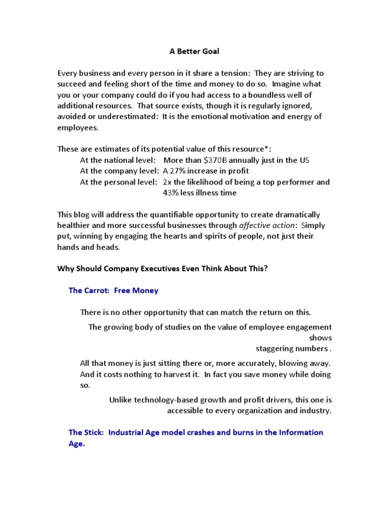 Affective Action First Post | PDF | Strategic Management | Affect ...