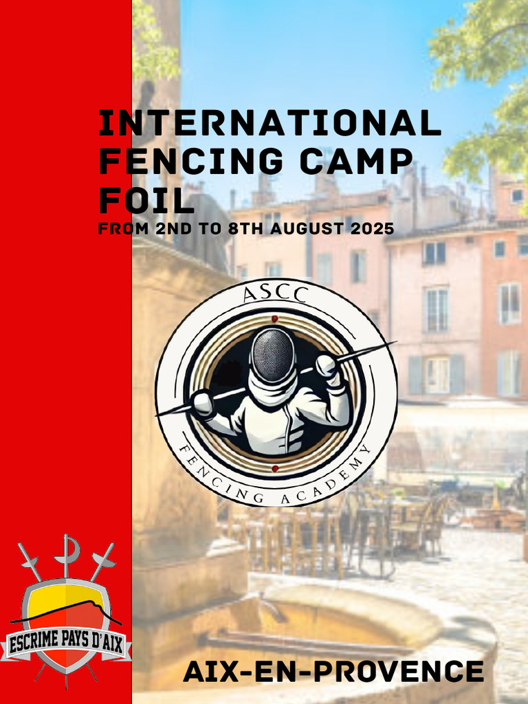 2025 International Foil Fencing Camp | PDF | Fencing | Indoor Sports