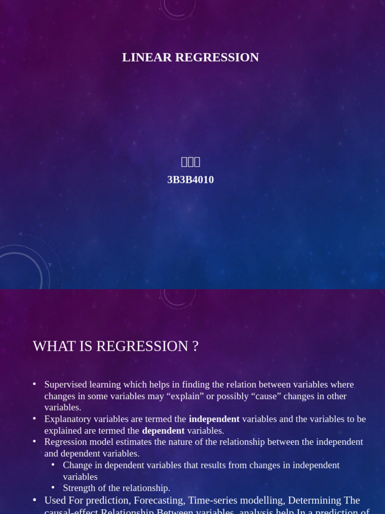 3B3B4010 李文光_期末報告 | PDF | Dependent And Independent Variables | Regression Analysis