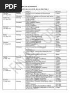 UACE Timetable 2025 | PDF