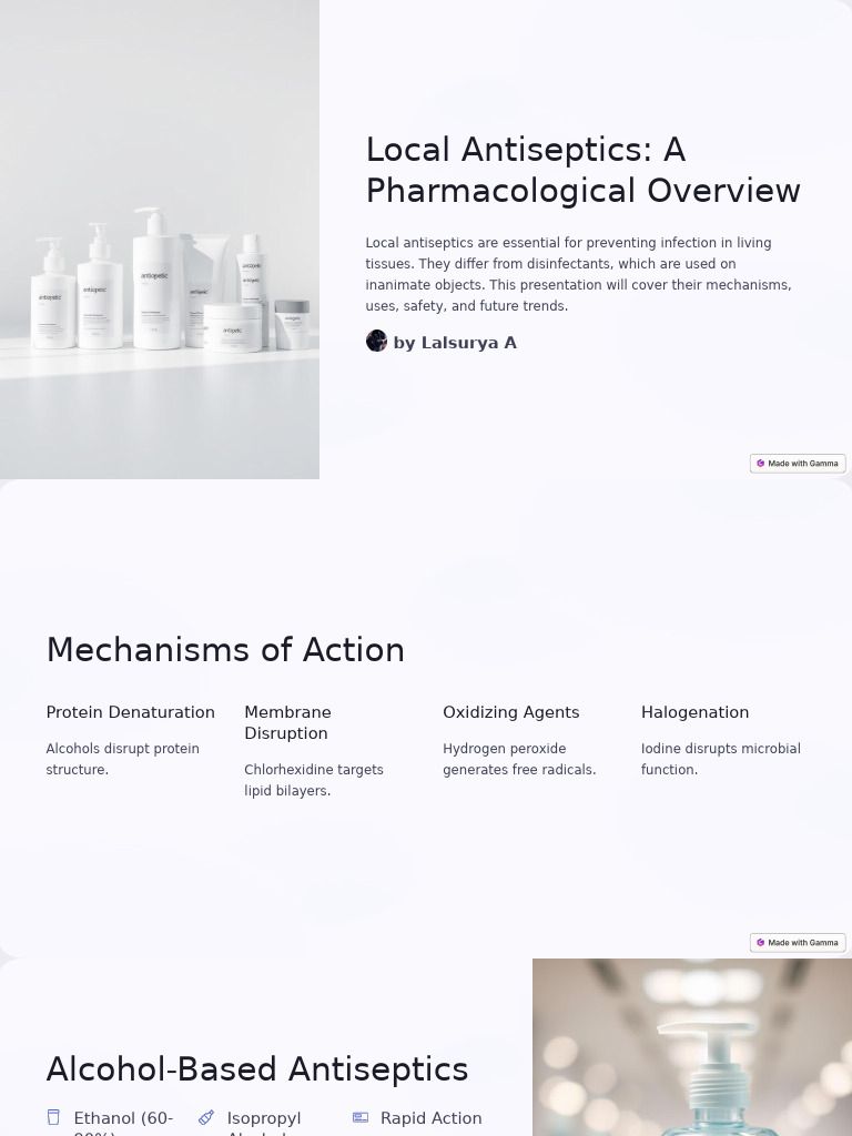 Overview of Local Antiseptics | PDF | Antimicrobial Resistance | Biology