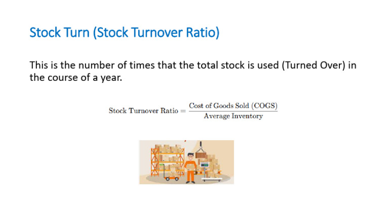 Stock Turn (Stock Turnover Ratio) | PDF