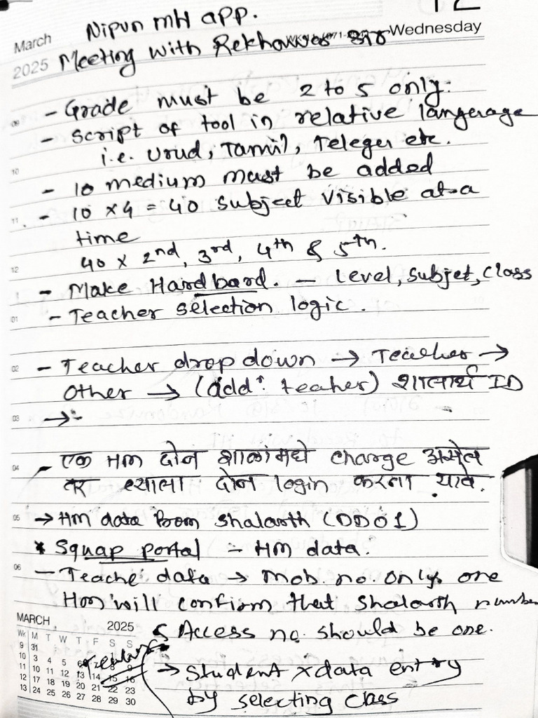 Scert Notes Meeting 12 March 25 13-Mar-2025 09-40-35 | PDF