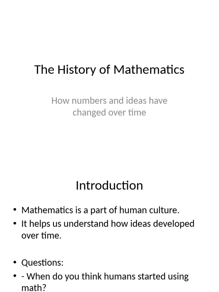 Math's Impact on Historical Progress | PDF | Mathematics | Numbers