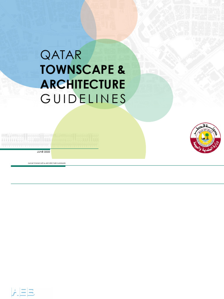 Qatar Townscape & Architecture Guidelines | PDF | Rhythm | Perception