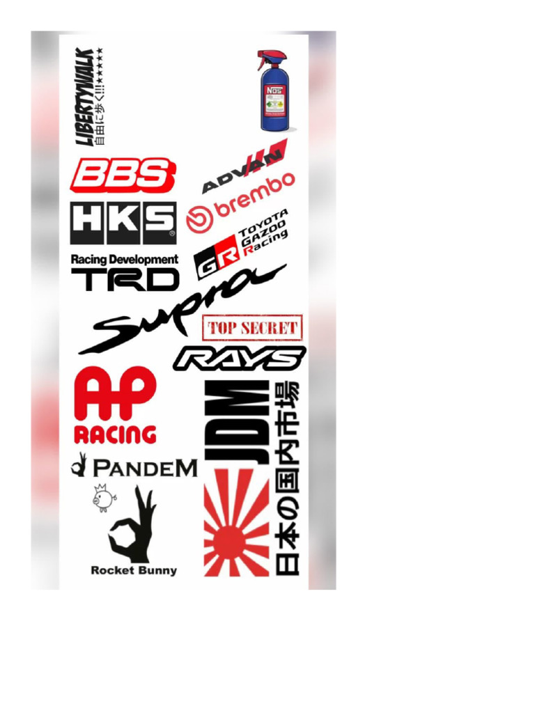 JDM License Decals | PDF