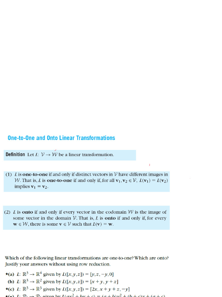 One-One, Onto, Isomorphism | PDF