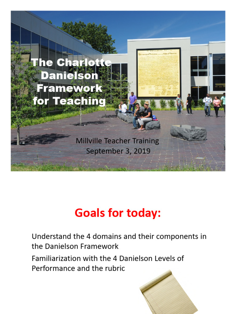 Danielson Framework for Teacher Training | PDF | Teachers | Learning
