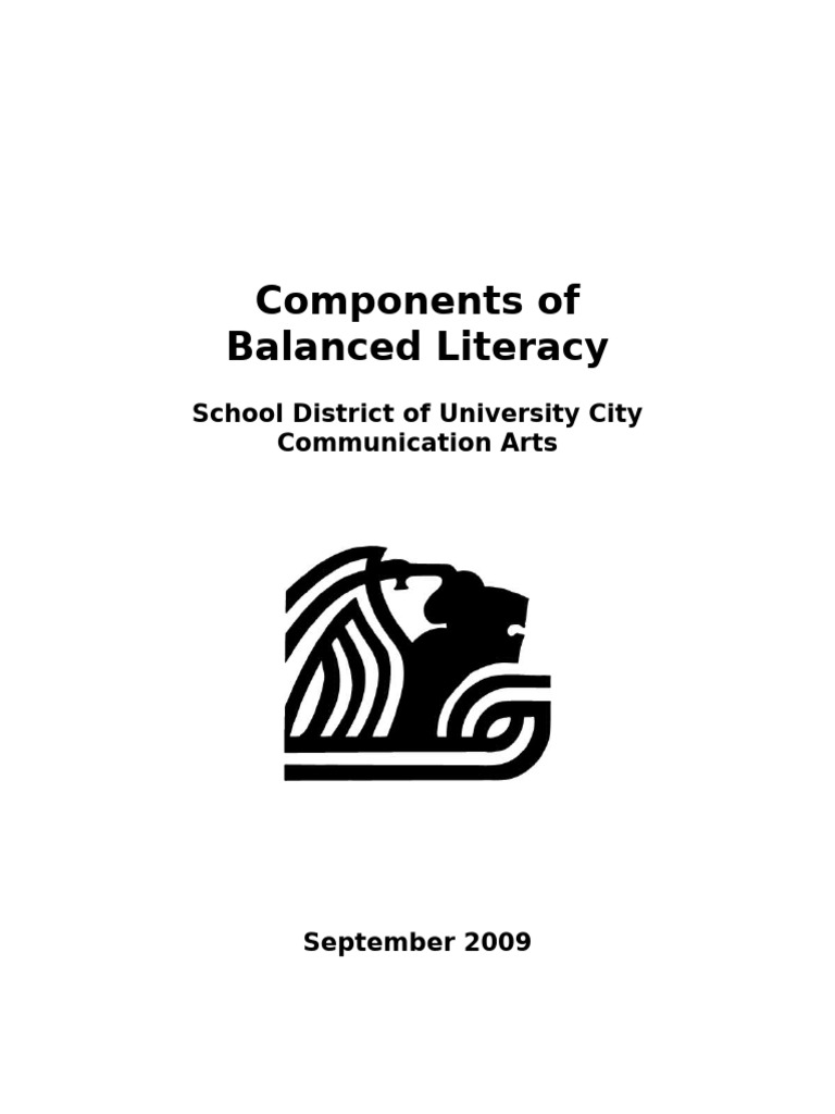 Components of Balanced Literacy K-6 | PDF | Phonics | Reading Comprehension