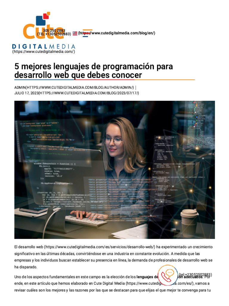5 Mejores Lenguajes de Programación para Desarrollo Web Que Debes ...