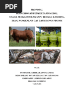 Contoh Proposal Bumdes Untuk Ketahanan Pangan | PDF