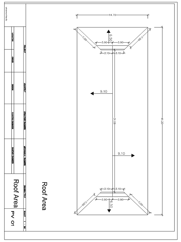 PV and Walk Way Layout | PDF