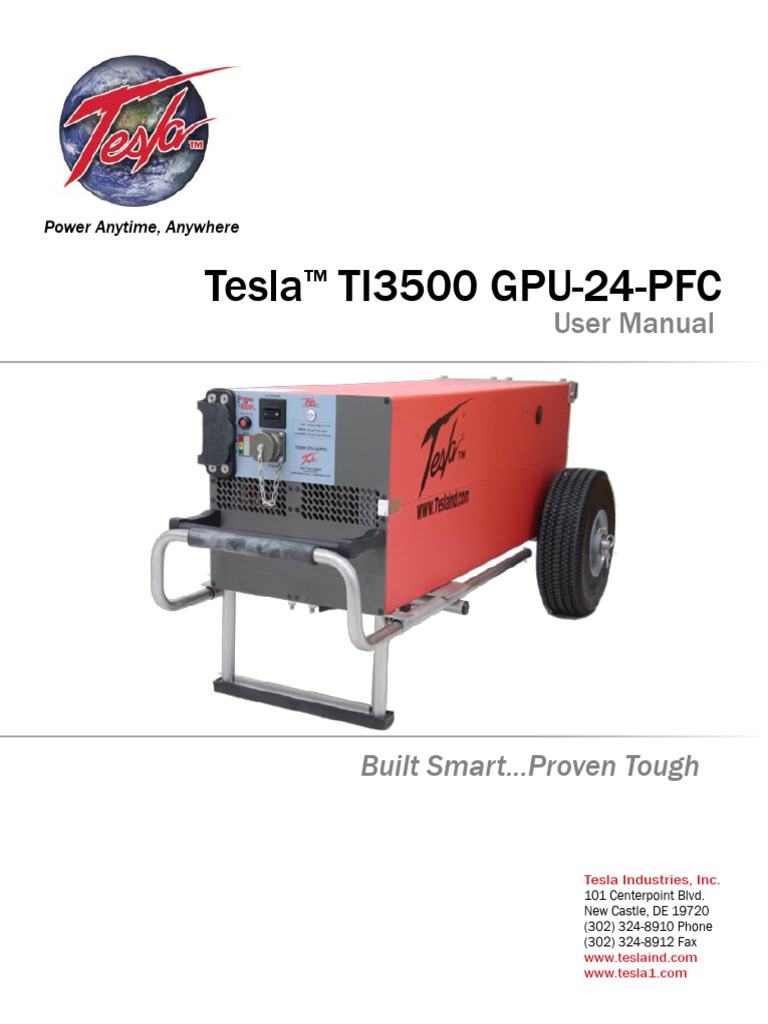 Ti3500 Gpu 24 PFC Manual | PDF | Alternating Current | Lead
