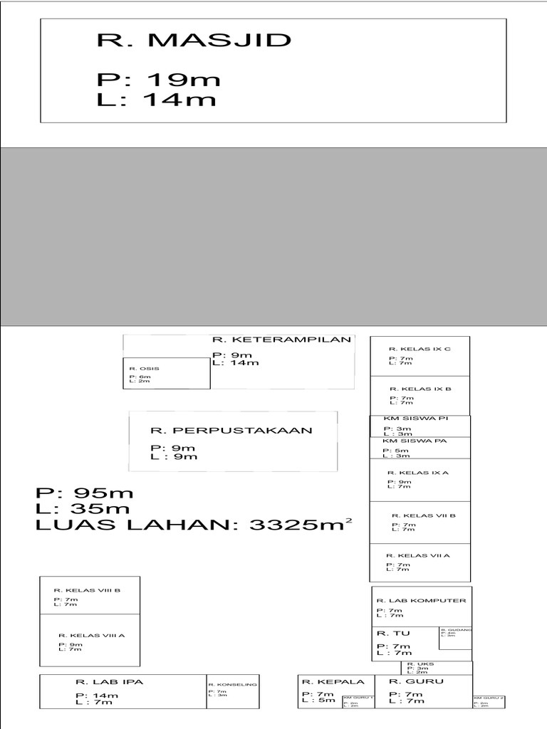 Denah SMP Islam | PDF