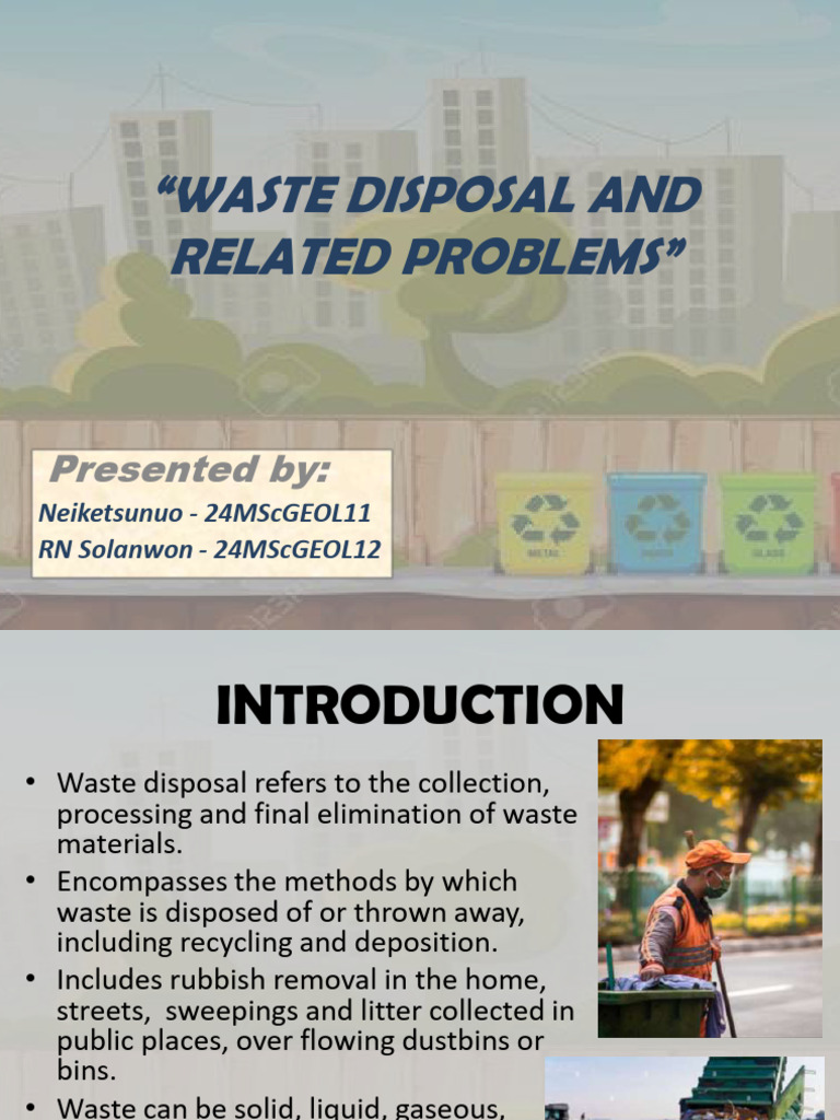 Waste Disposal Methods and Issues | PDF | Waste | Waste Management
