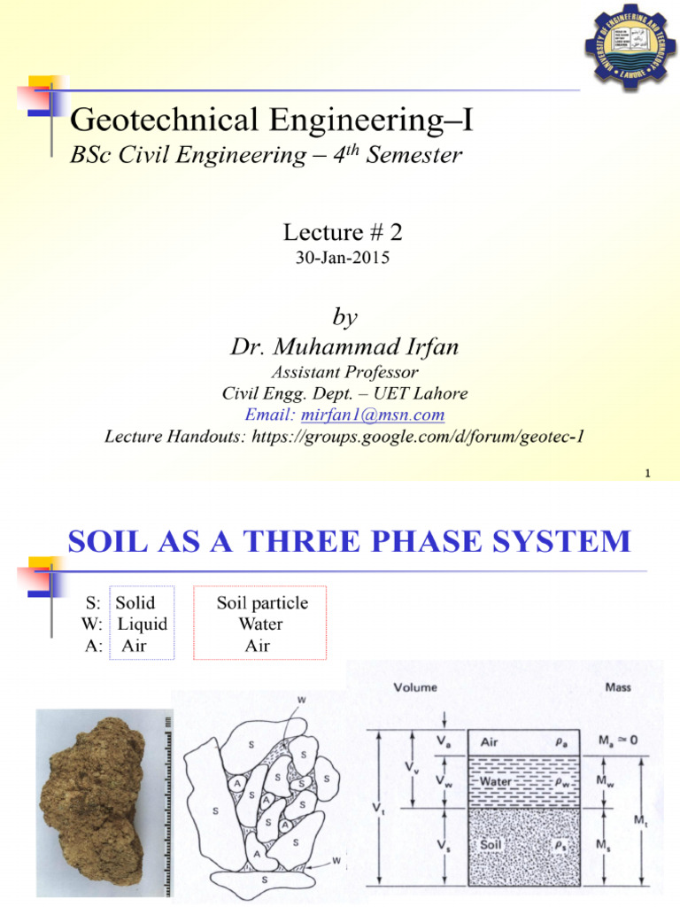 02 Weight Volume Relationships | PDF