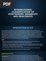 ICF Check List | PDF