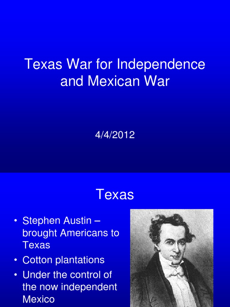 Texas Independence & Mexican War | PDF | Travel