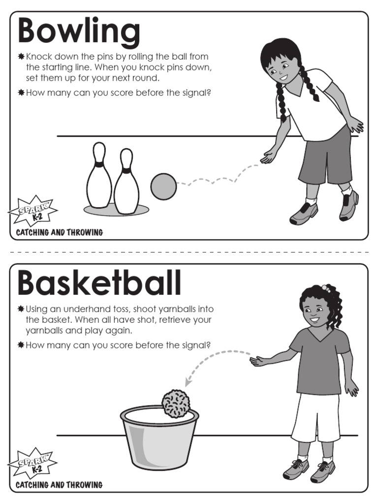 K2 SC13 Catching and Throwing Skill Cards | PDF | Indoor Sports ...